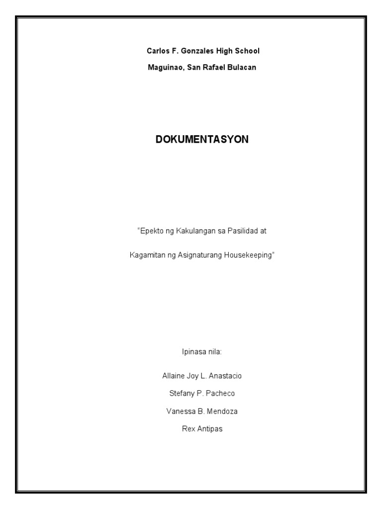 Dokumentasyon | PDF