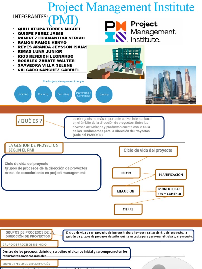 Grupo05 - PROJECT MANAGEMENT INSTITUTE (PMI) | PDF | Gestión de ...