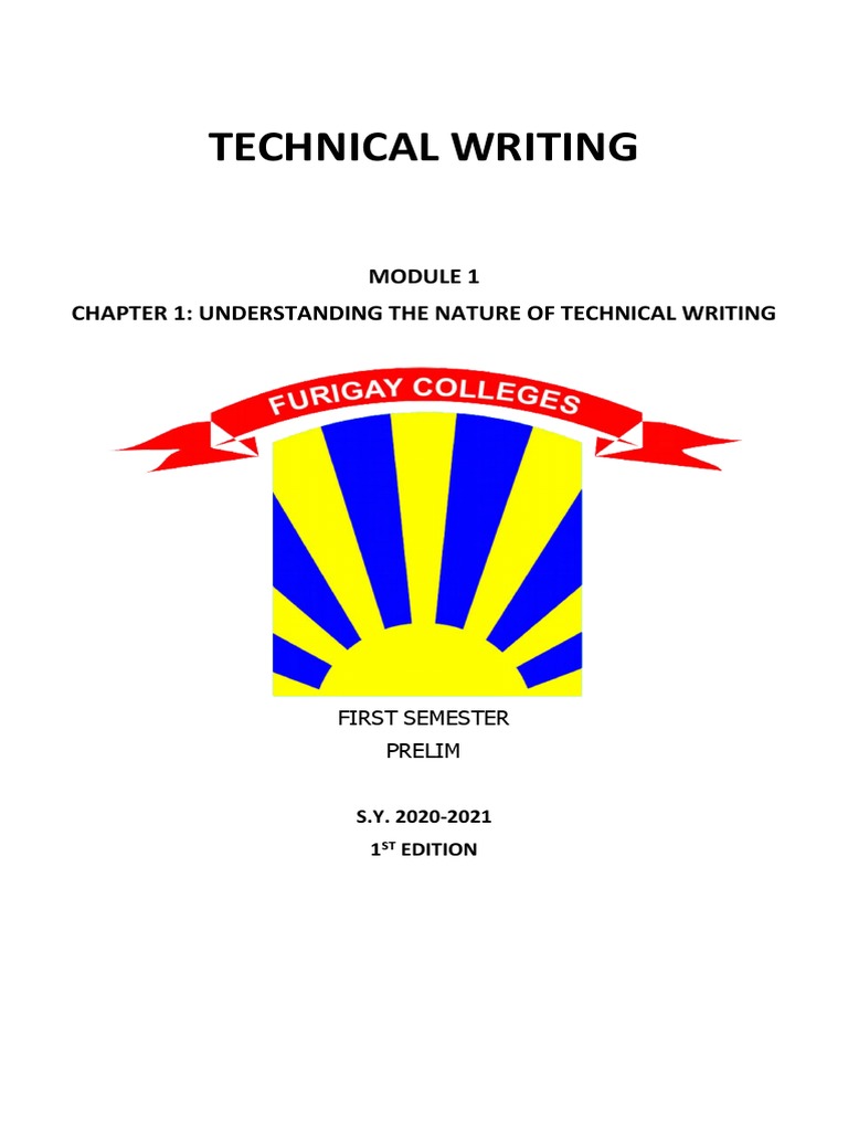 TECHNICAL WRITING Module 1 | PDF | Memorandum | Information