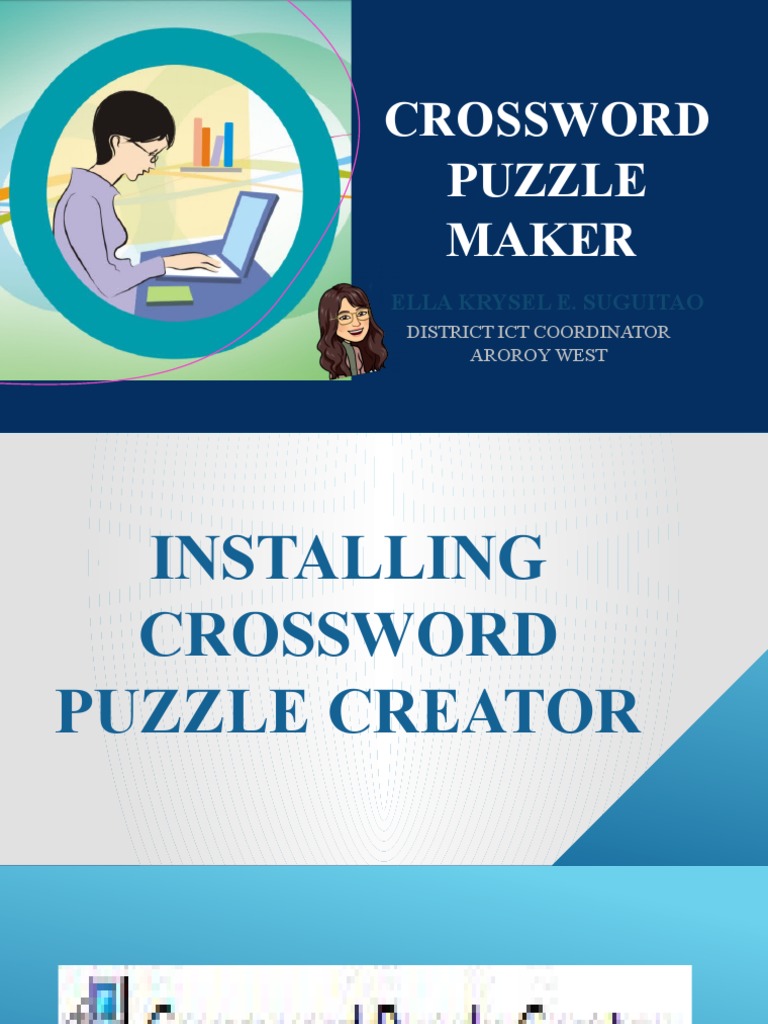 Crossword Puzzle Maker Installation Guide | PDF | Computers