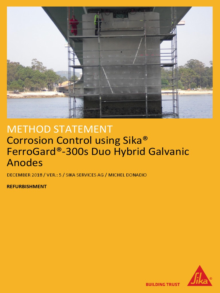 Method Statement: Corrosion Control Using Sika® Ferrogard®-300S Duo ...