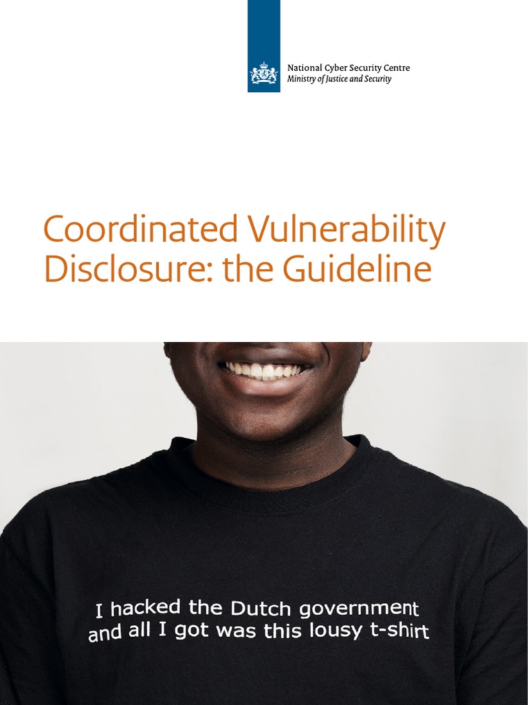 Coordinated Vulnerability Disclosure: The Guideline | PDF ...