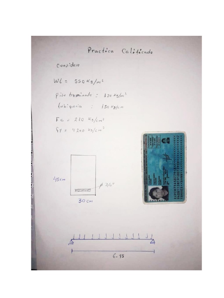 Practica Califica de Concreto Armado I PDF | PDF