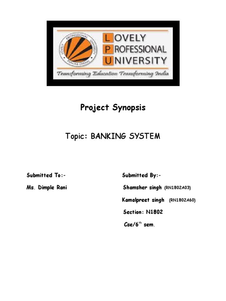 Banking System Project Overview in VB | PDF | Banks | Microsoft Access