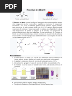 Fundamento y Método de Biuret | PDF | Espectrofotometria | Ligero