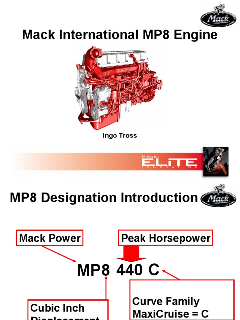 Mack International MP8 Engine: Ingo Tross | PDF | Fuel Injection ...