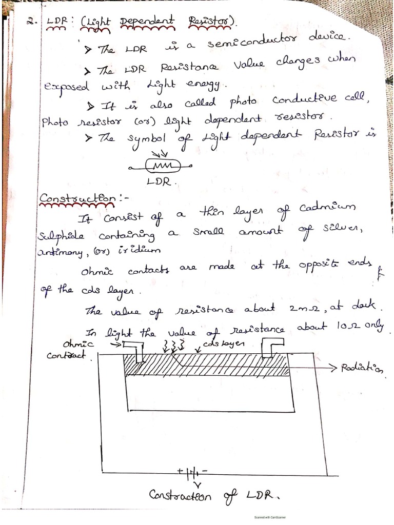 LVDT Handwritten Notes | PDF