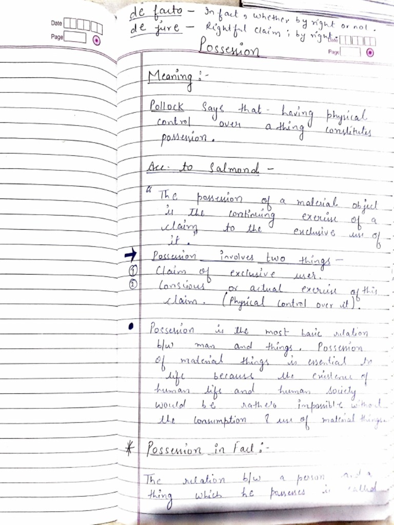 Possession Unit 2 PDF | PDF