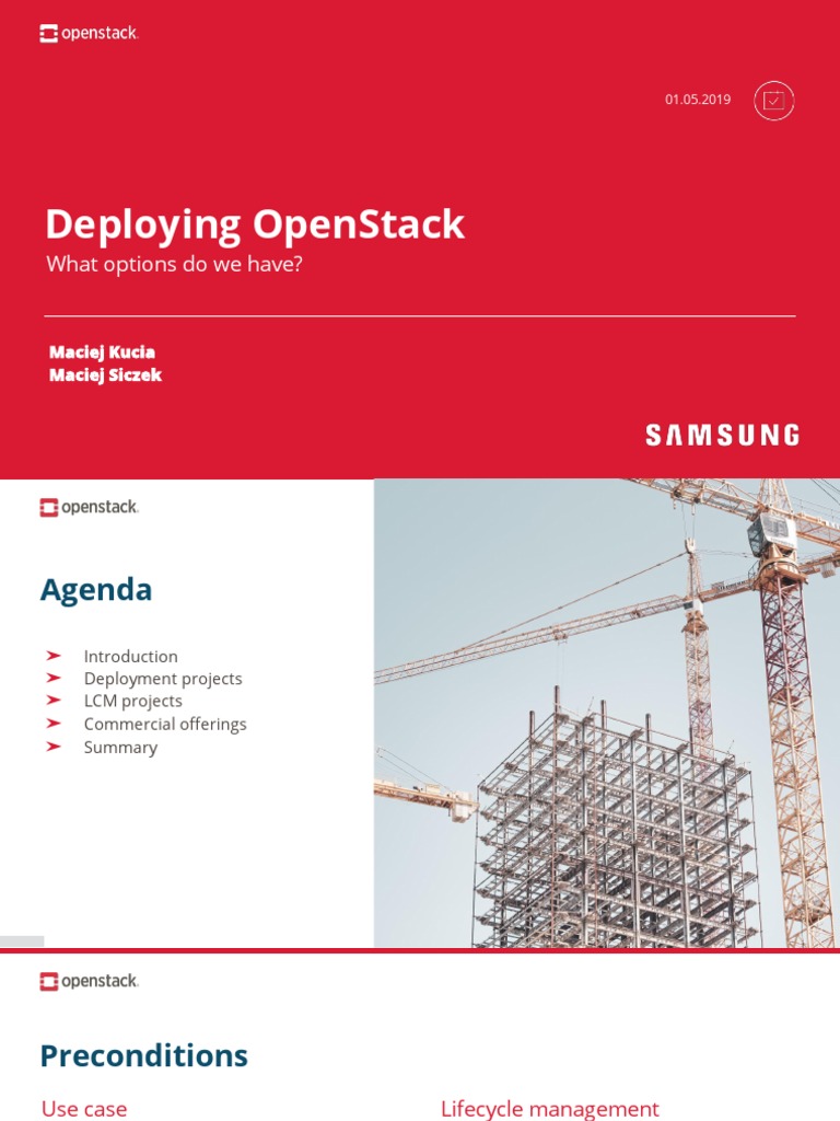 Deploying Openstack: What Options Do We Have? | PDF | Open Stack | Cloud Computing