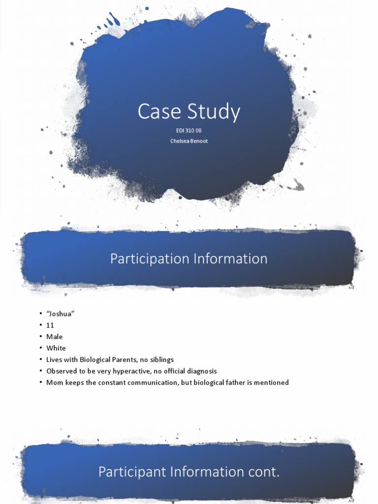 Case Study Presentation | PDF | Classroom | Learning