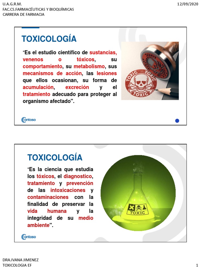 2 Toxicos | Descargar gratis PDF | Toxicidad | Toxicología