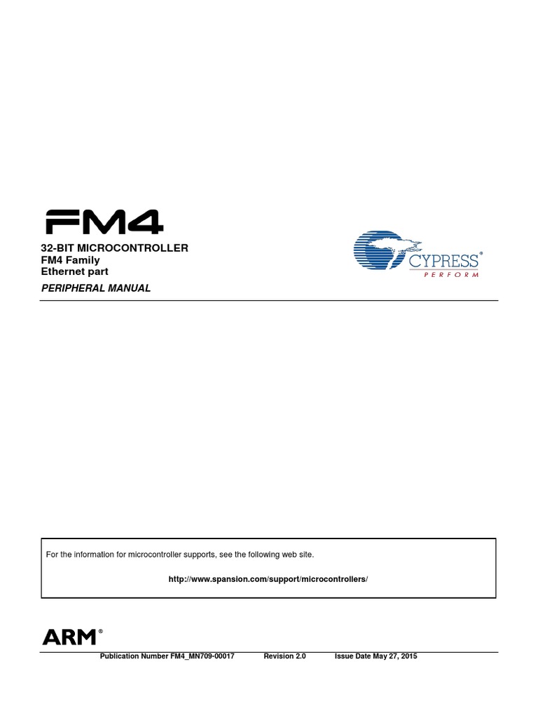 32-Bit Microcontroller FM4 Family Ethernet Part: Peripheral Manual ...