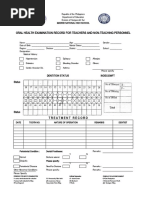 CS Form 86 - Health Examination Record | PDF