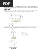 Parabolic and Catenary Cable Analysis | PDF | Wire | Physical Quantities
