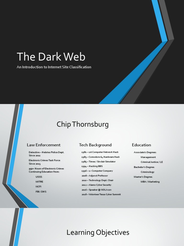 Dark Web Introduction | PDF | Tor (Anonymity Network) | World Wide Web