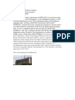MERALCO History | PDF | Manila | Economies