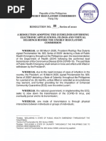 ERC Resolution No.17, Series Of2023, Revised COC Rules | PDF | Electric Power Transmission ...