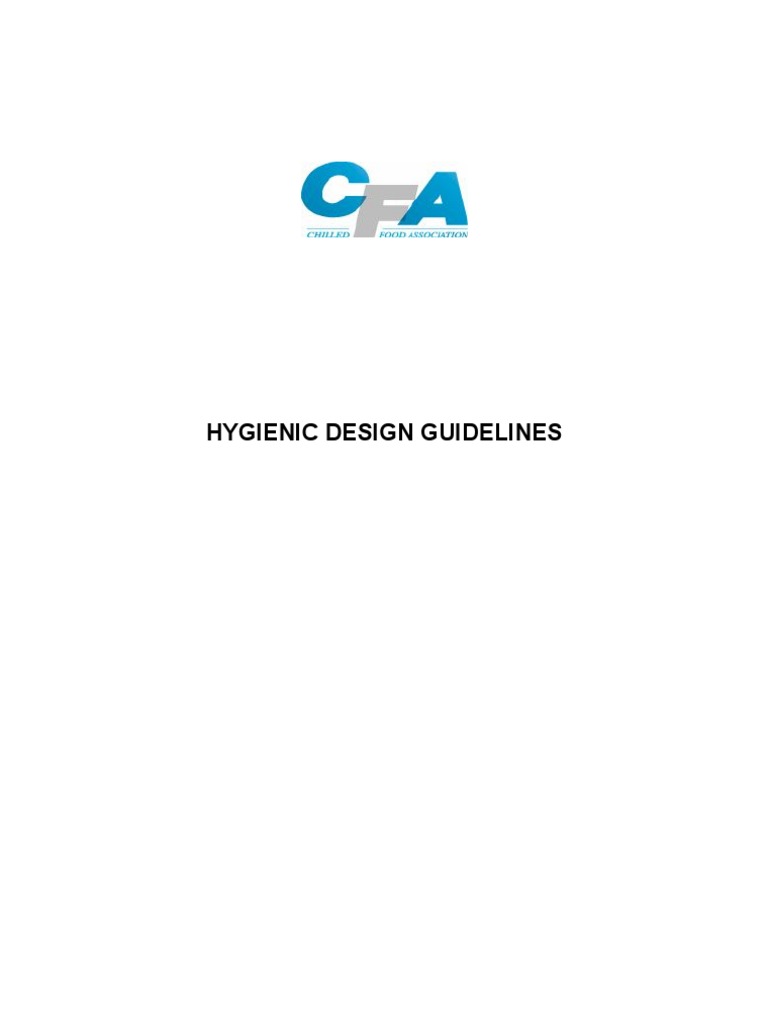 Hygienic Design Guidelines 2002 | PDF | Hygiene | Hazard Analysis And ...