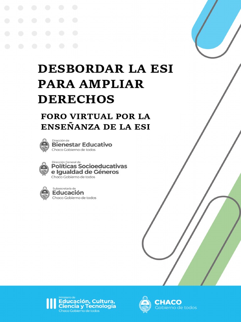 Documento de Presentación de La Narrativas Pedagógicas Sobre La ESI | PDF | Pedagogía ...