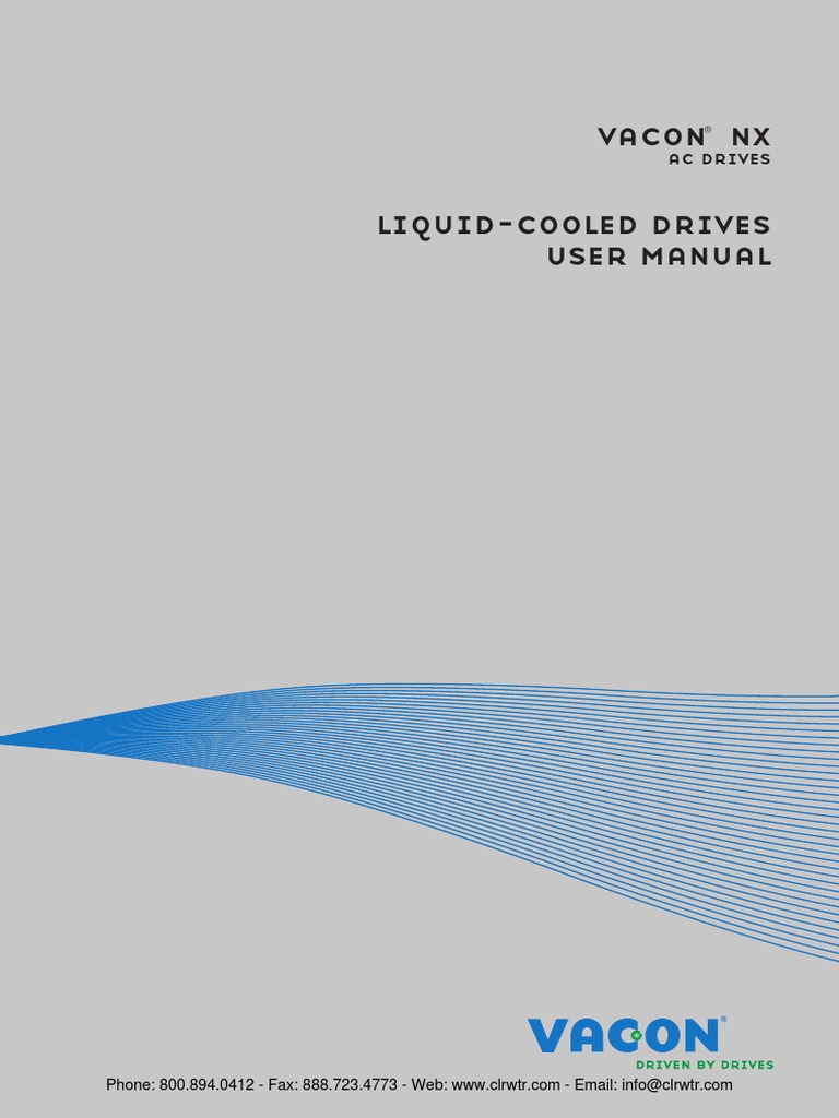 Vacon NX Liquid Cooled Users Guide | PDF | Power Inverter ...