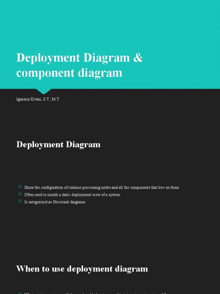 Deployment Diagram & Component Diagram | Download Free PDF | System ...