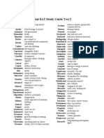 C1-C2 Vocabulary List | PDF