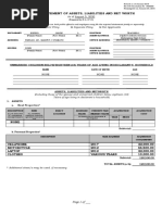 SALN Form 2025: Editable Template | PDF | Net Worth | Money