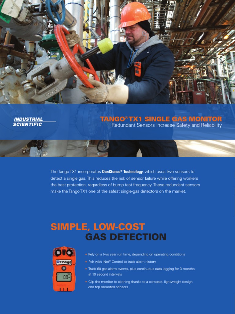 Tango Tx1 Single Gas Monitor: Redundant Sensors Increase Safety and ...
