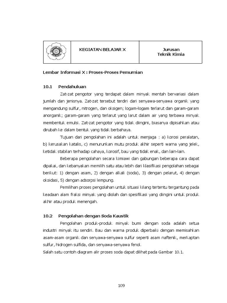 Proses Pemurnian Minyak Bumi | PDF