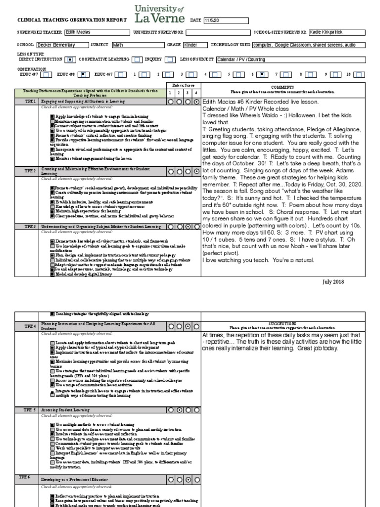 Edith Macias 6 11 | PDF | Individualized Education Program ...