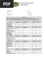 Laydown Yard Checklist | PDF | Waste | Safety