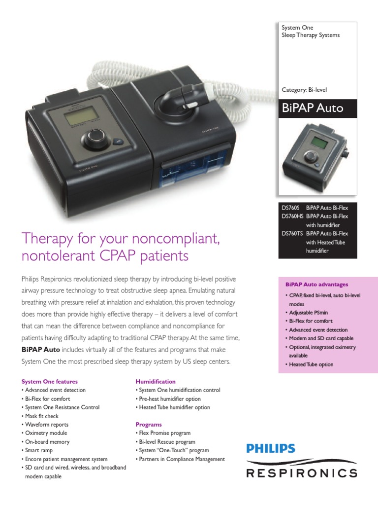 Therapy For Your Noncompliant, Nontolerant Cpap Patients: Bipap Auto ...