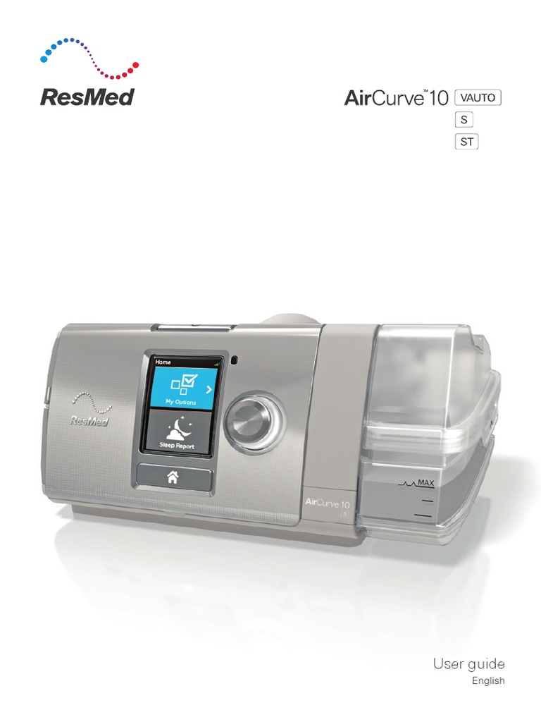 ResMed AirCurve 10 User Guide | PDF | Humidity | Sleep Apnea