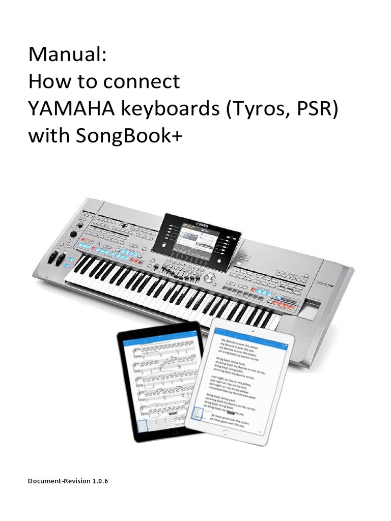 Manual Yamaha SongBook | PDF | Usb | Wi Fi
