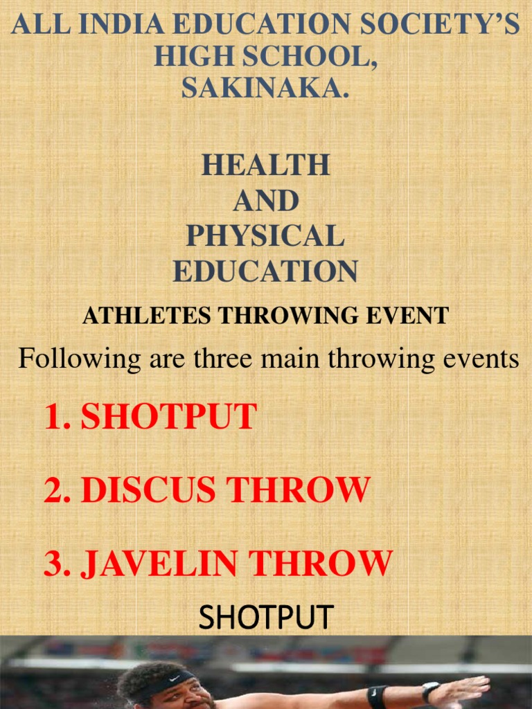 Throwing Events PDF | PDF