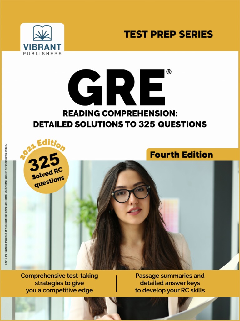 GRE Reading Comprehension: Detailed Solutions To 325 Questions | PDF ...