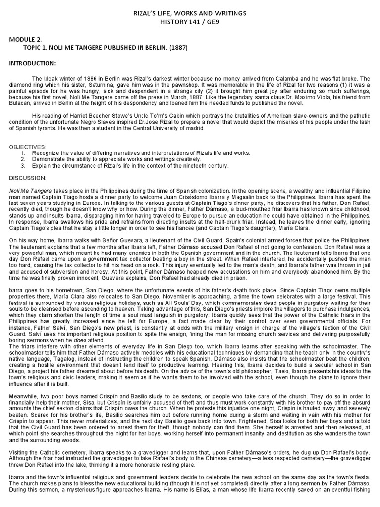 Rizal Module | PDF
