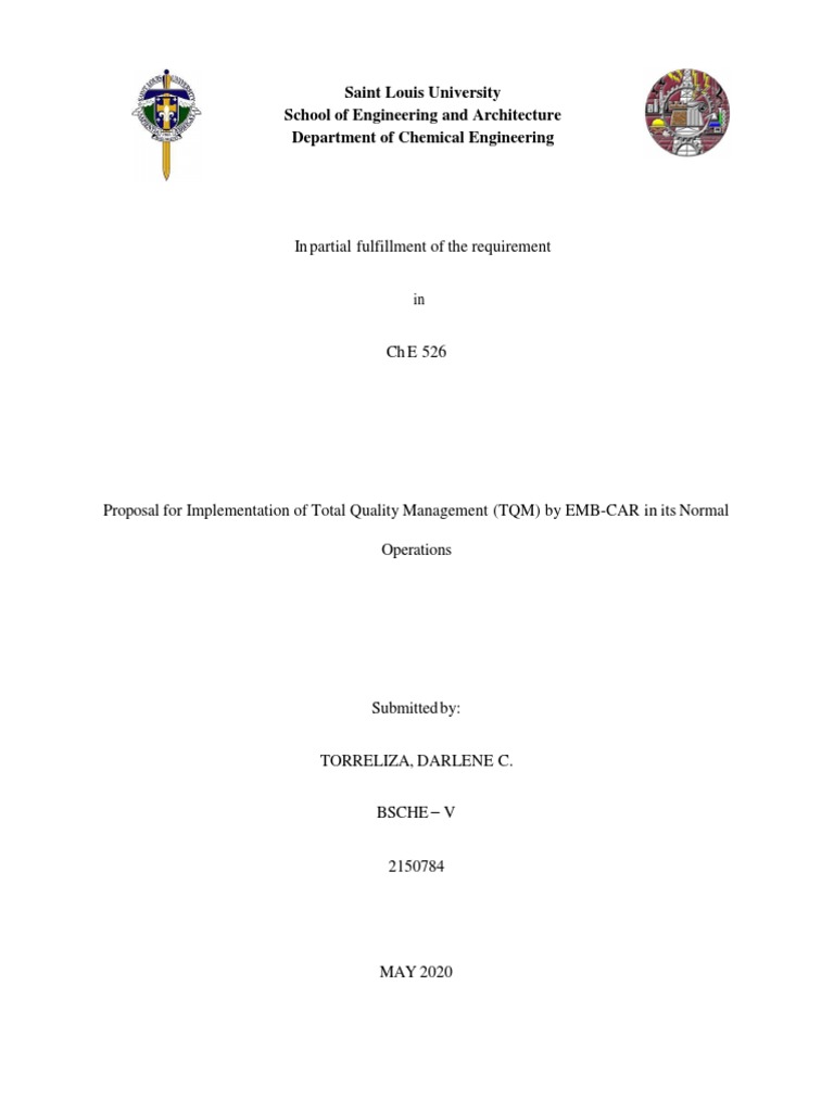 Ojt - Torreliza (Proposal) 100HRS | PDF | Quality Management | Employment