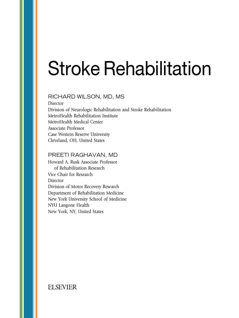 0 Stroke Rehabilitation by Richard Wilson and Preeti Raghavan 2019 PDF ...