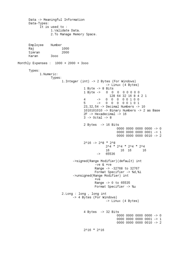 Lecture 3 Pdf Integer Computer Science Byte