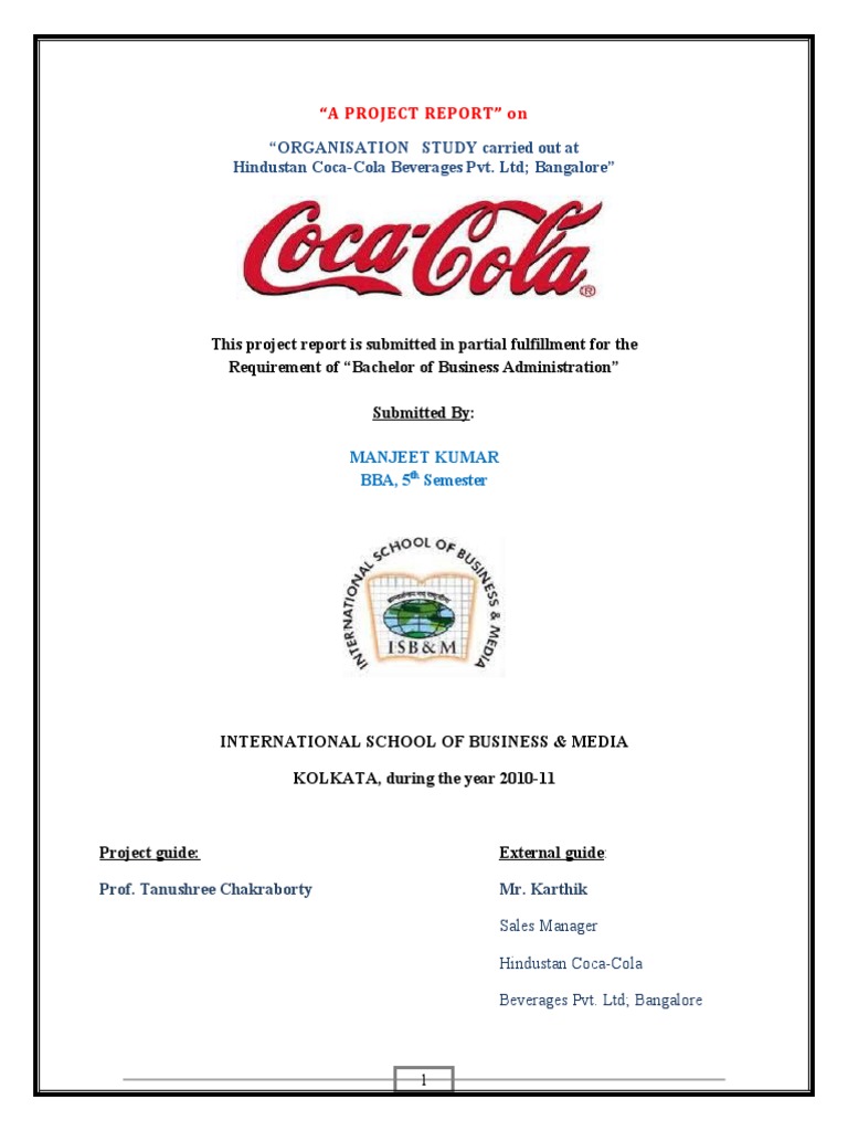 Coca Cola | PDF | Cola | The Coca Cola Company