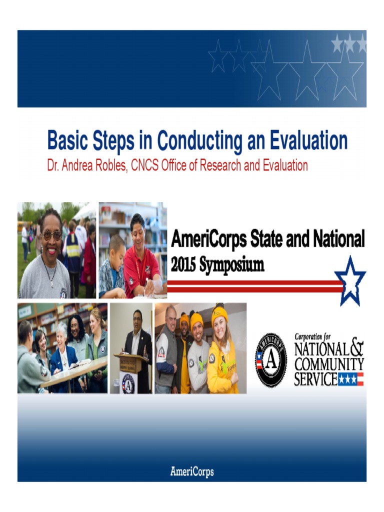 Basic Steps in Conducting An Evaluation Slides | PDF | Qualitative ...