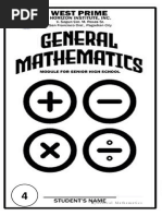 General Mathematics Exam Reviewer (Grade 11, First Quarter) | PDF ...