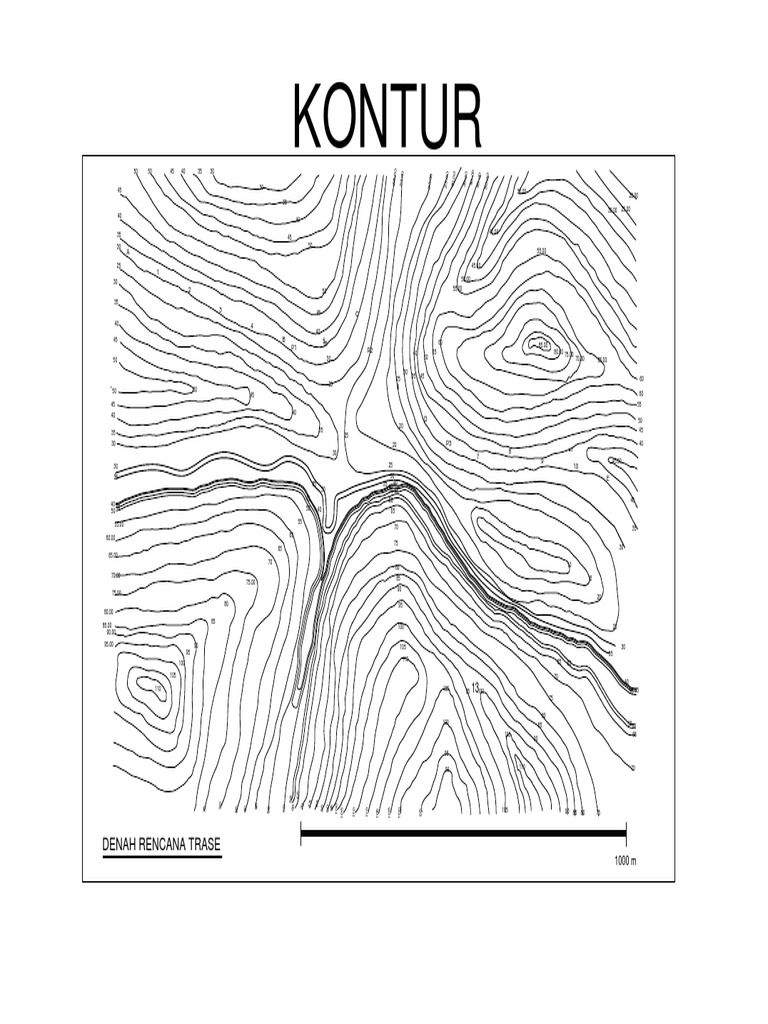 Kontur: Denah Rencana Trase | Download Free PDF | Business