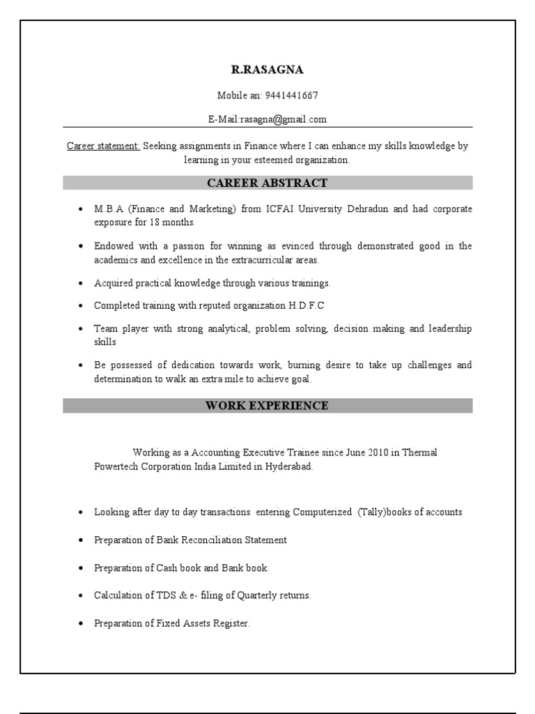 Rasagna Resume | PDF | Debits And Credits | Exchange Traded Fund