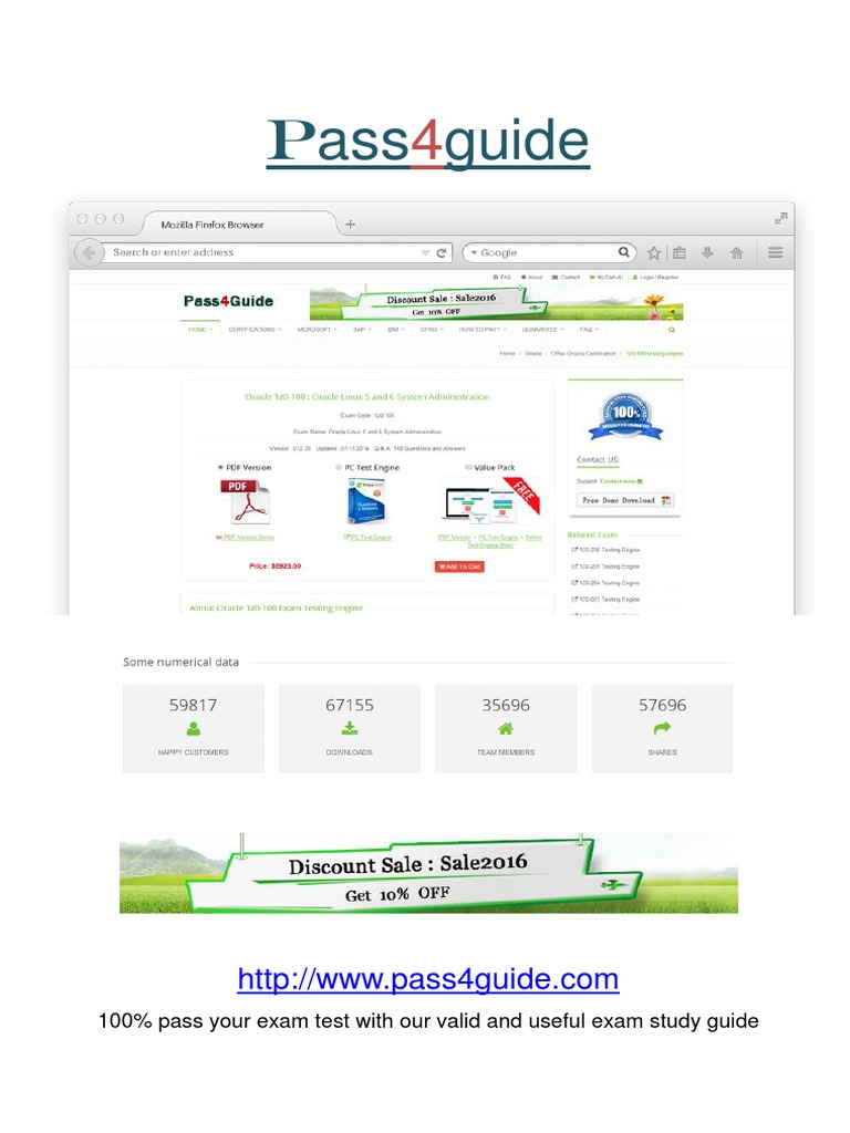 Pass Guide: 100% Pass Your Exam Test With Our Valid and Useful Exam ...