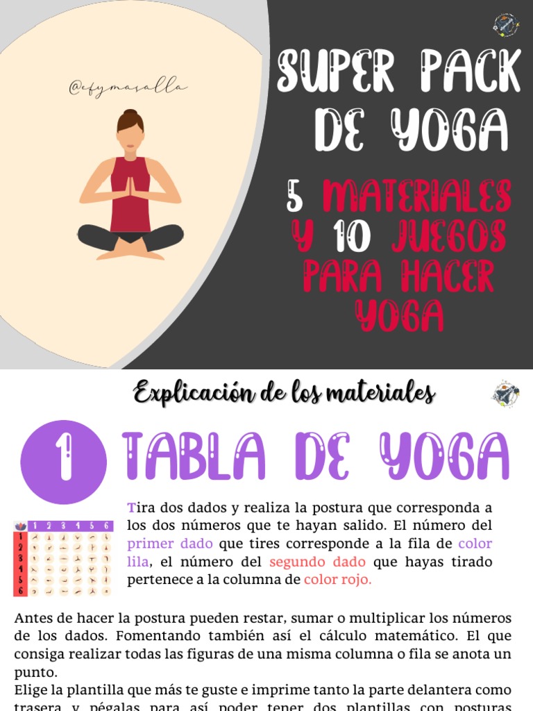 Super Pack de Yoga | PDF | Juegos y lotería | Ocio