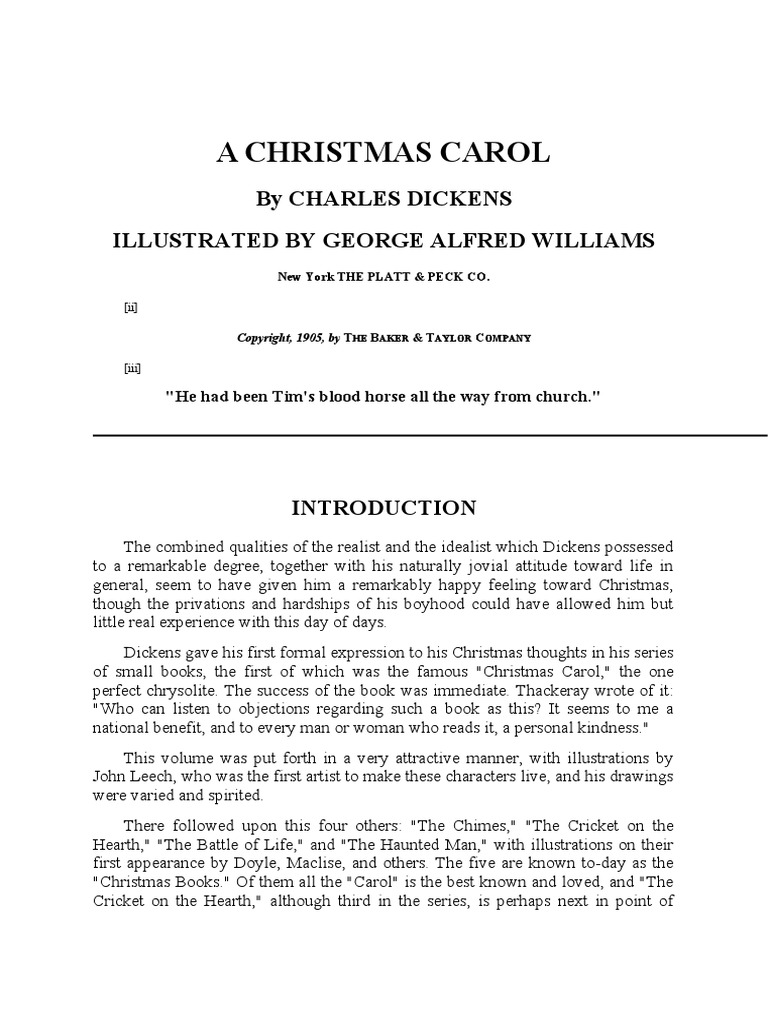 A Christmas Carol | PDF | A Christmas Carol | Charles Dickens