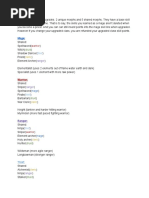 Overarms Character Sheet Print | PDF