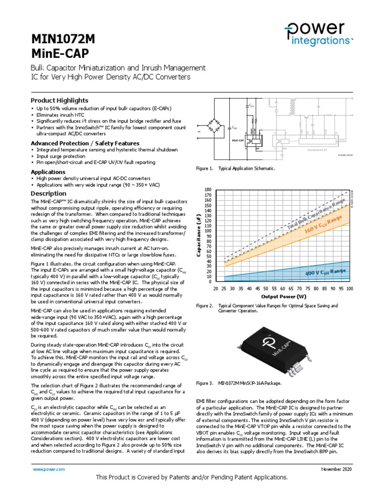 Mine-Cap Family Datasheet | PDF
